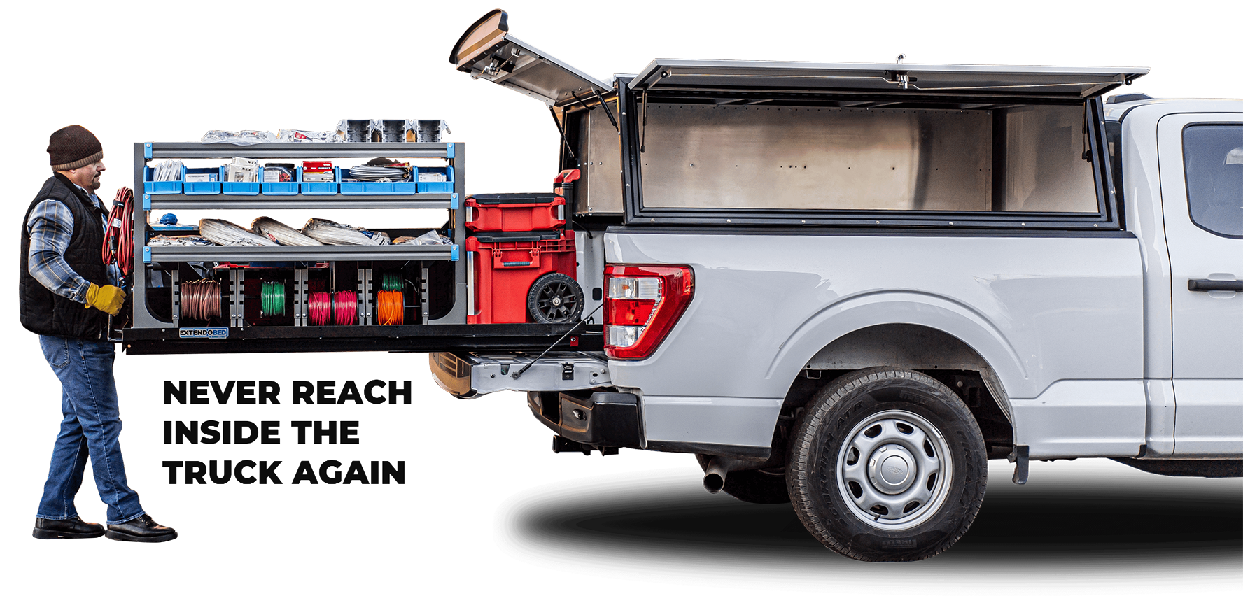 Extendobed | Truck Bed Sliding Platform | Adrian Steel