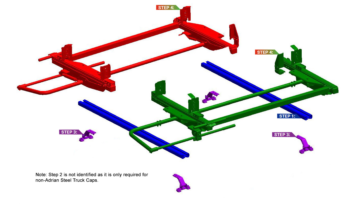 ProLift™ Ladder Rack for Trucks | Adrian Steel | Vehicle Upfits